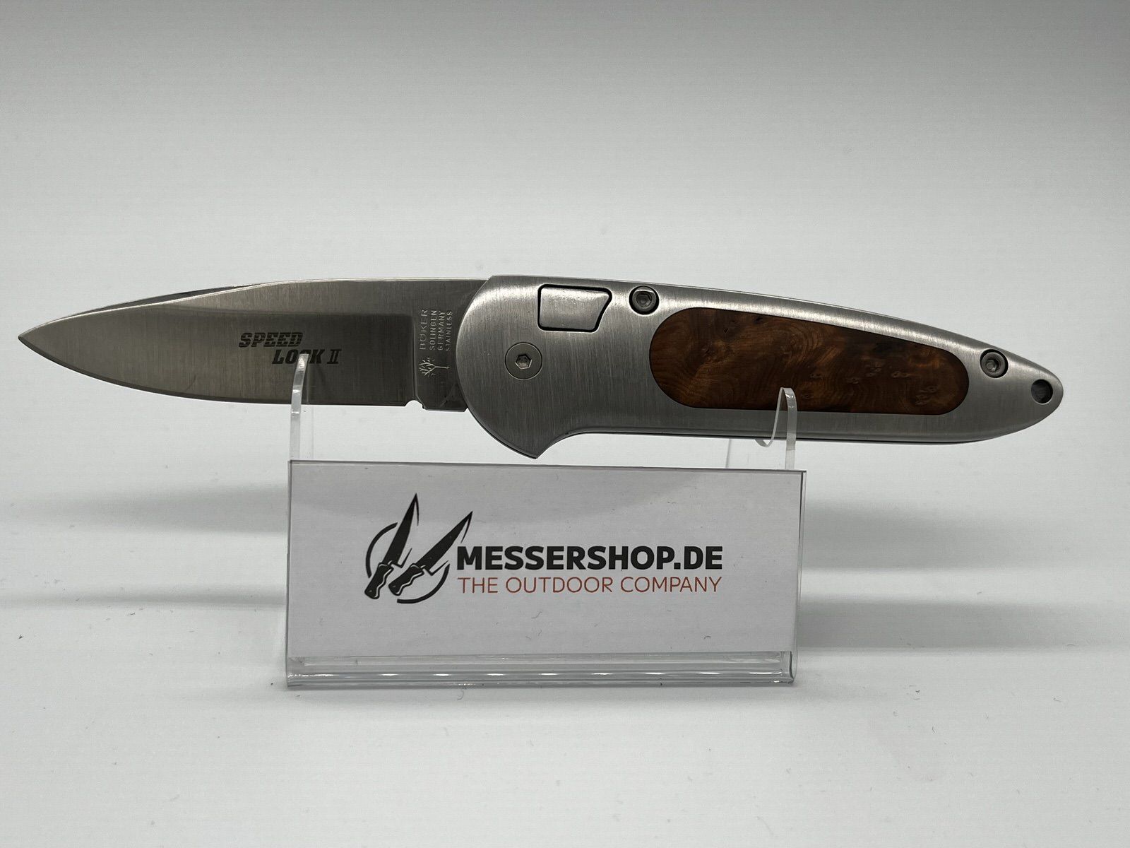 Springmesser Böker Speedlock II mit Thuja Einlagen 110103